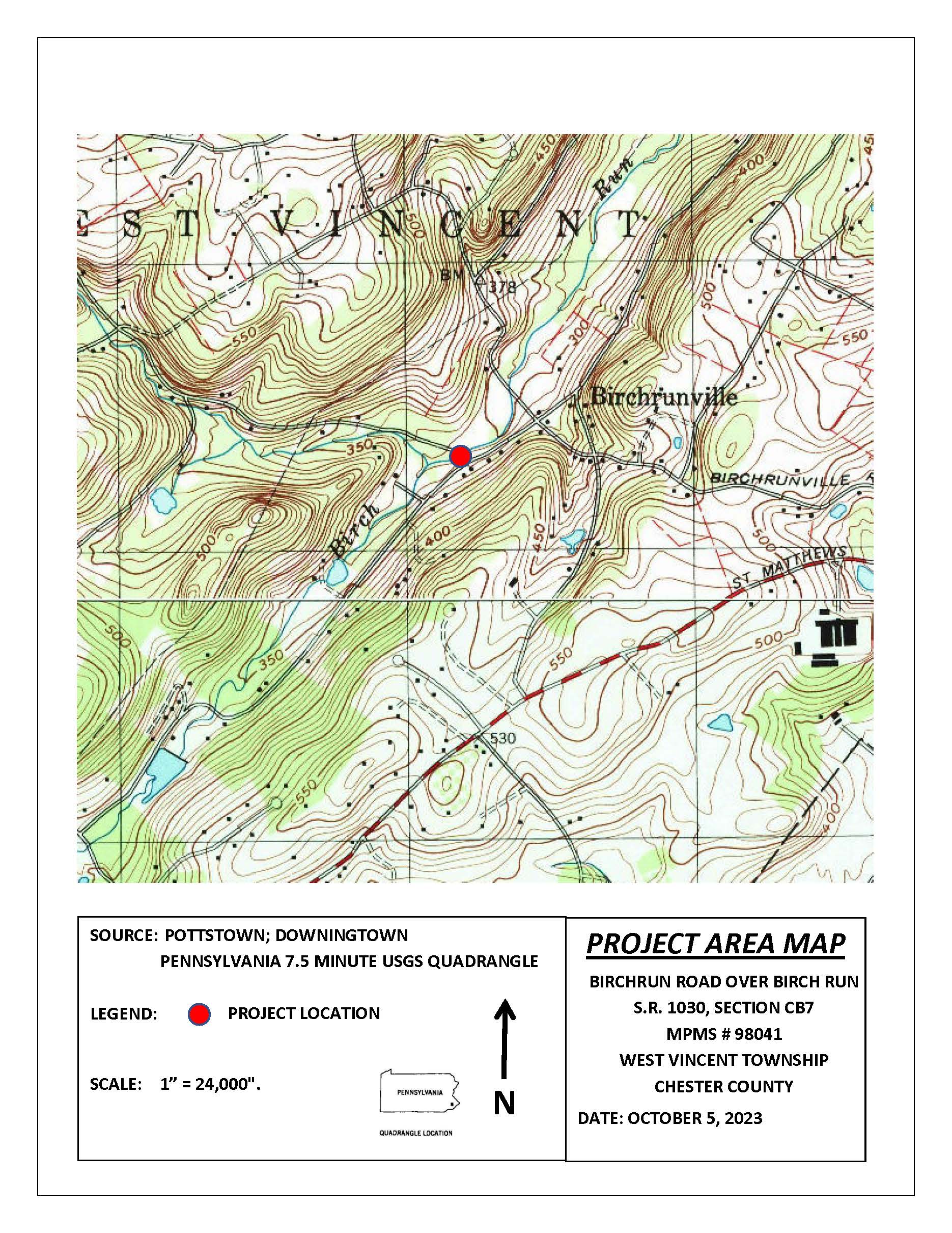 Birchrun Road over Birch Run Bridge Replacement Project | Department of ...