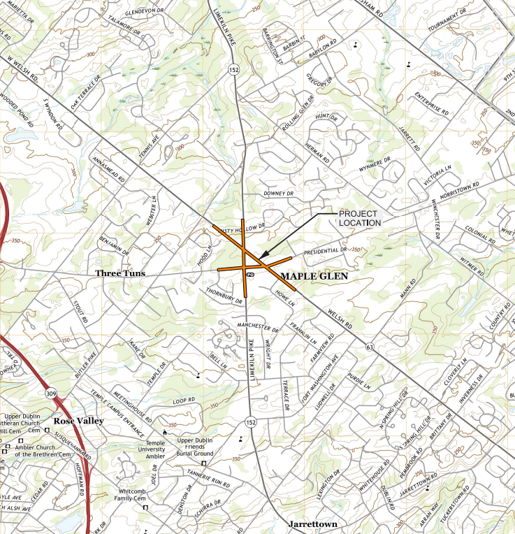 Maple Glen Triangle Project | Department of Transportation ...