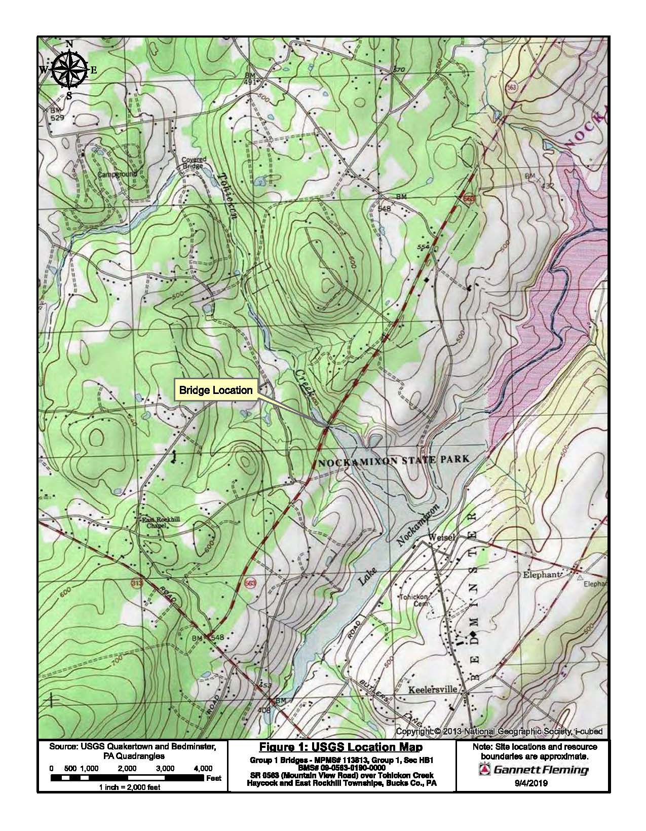 Route 563 (Mountain View Road) over Tohickon Creek Bridge Repairs ...