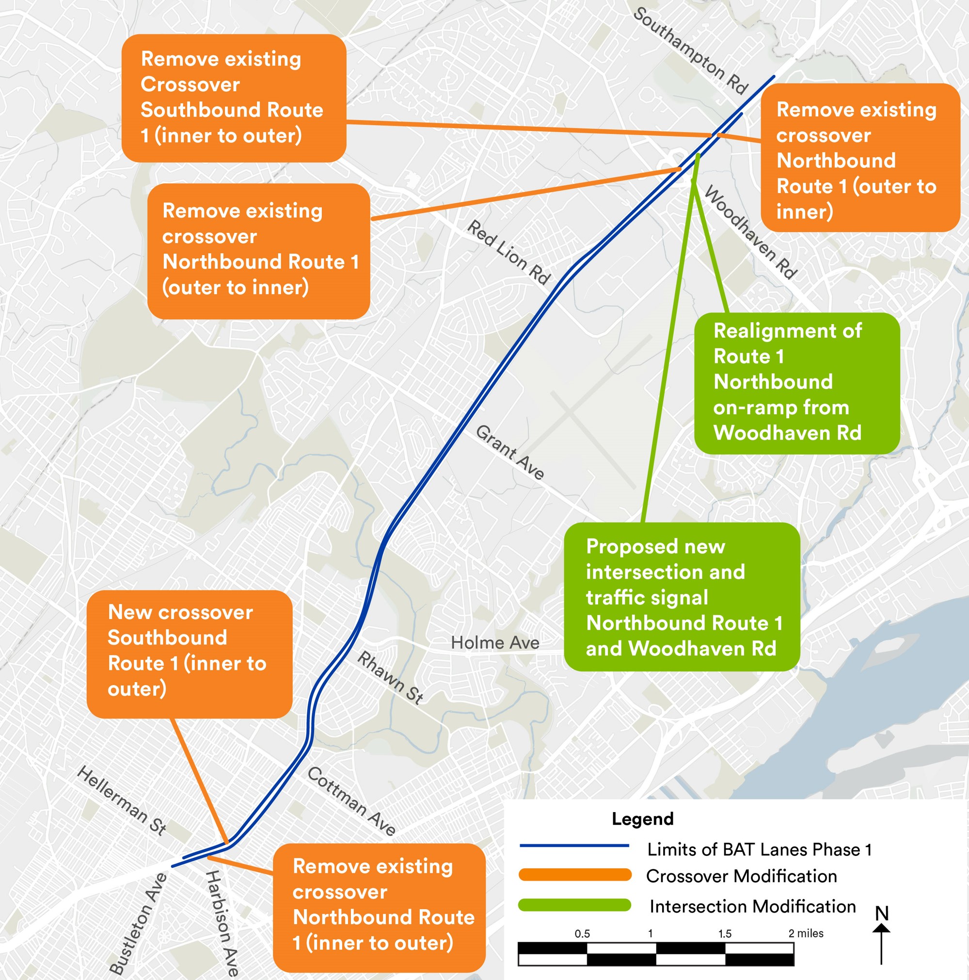 U.S. 1 (Roosevelt Boulevard) BAT Lane Design and Construction Phase A ...