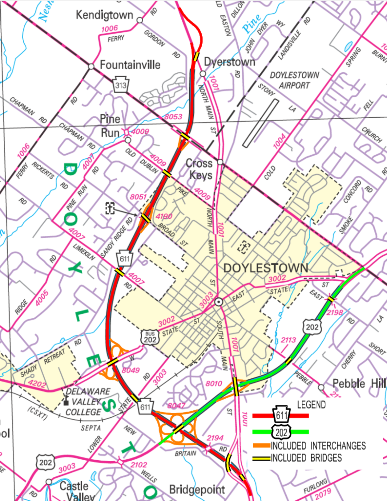 U.S. 202 & Route 611 (Doylestown Bypass) Rehabilitation | Department of ...