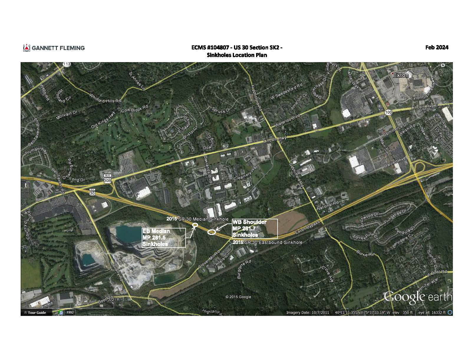 U.S. 30 Sinkhole Remediation Project | Department of Transportation ...