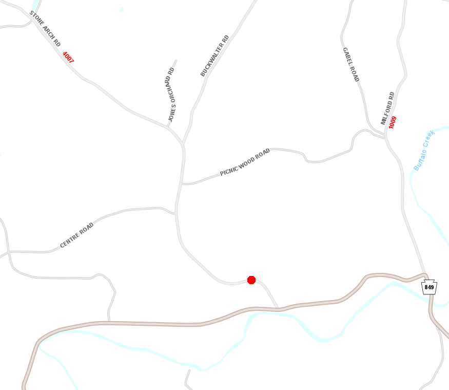 Stone Arch Road over Unnamed Tributary to Buffalo Creek Superstructure ...