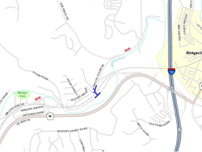 Presto Sygan Road (Route 3028) and Millers Run Road (Route 3026) Bridge ...