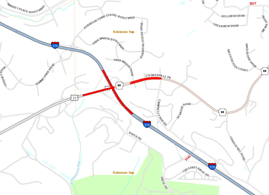 Route 22 / I-376 Interchange Project | Department of Transportation ...