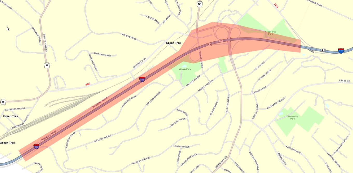 I-376 Parkway West – Green Tree Interchange Project | Department of ...