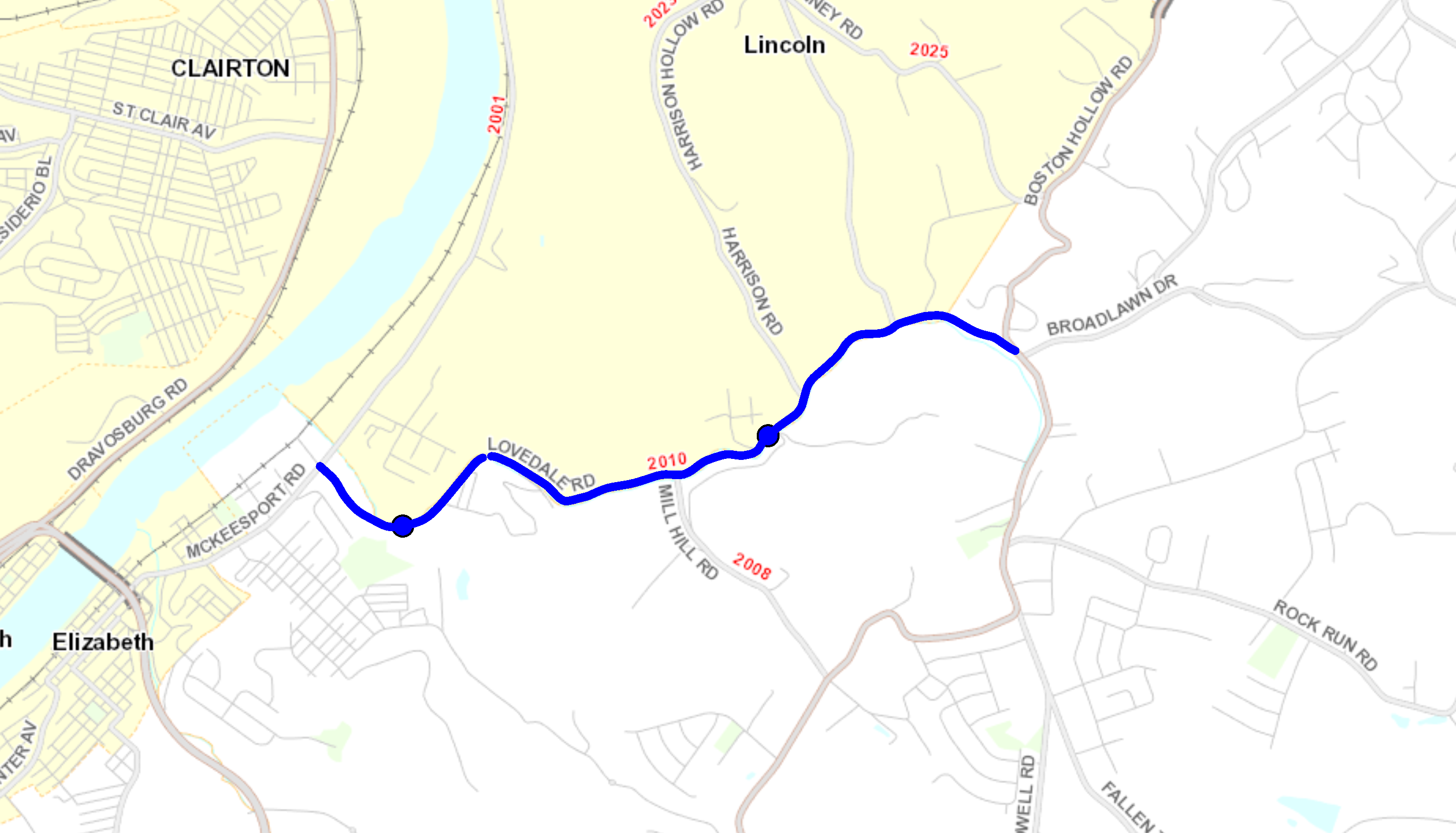 Lovedale Road Wall Repair | Department of Transportation | Commonwealth ...