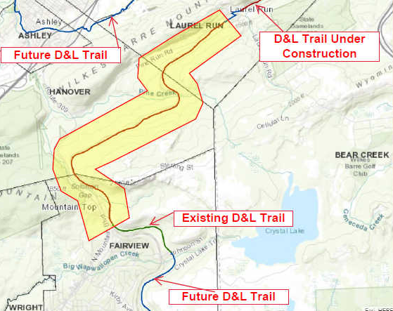 Oliver Mills to Mountain Top D&L Trail Segment | Department of ...