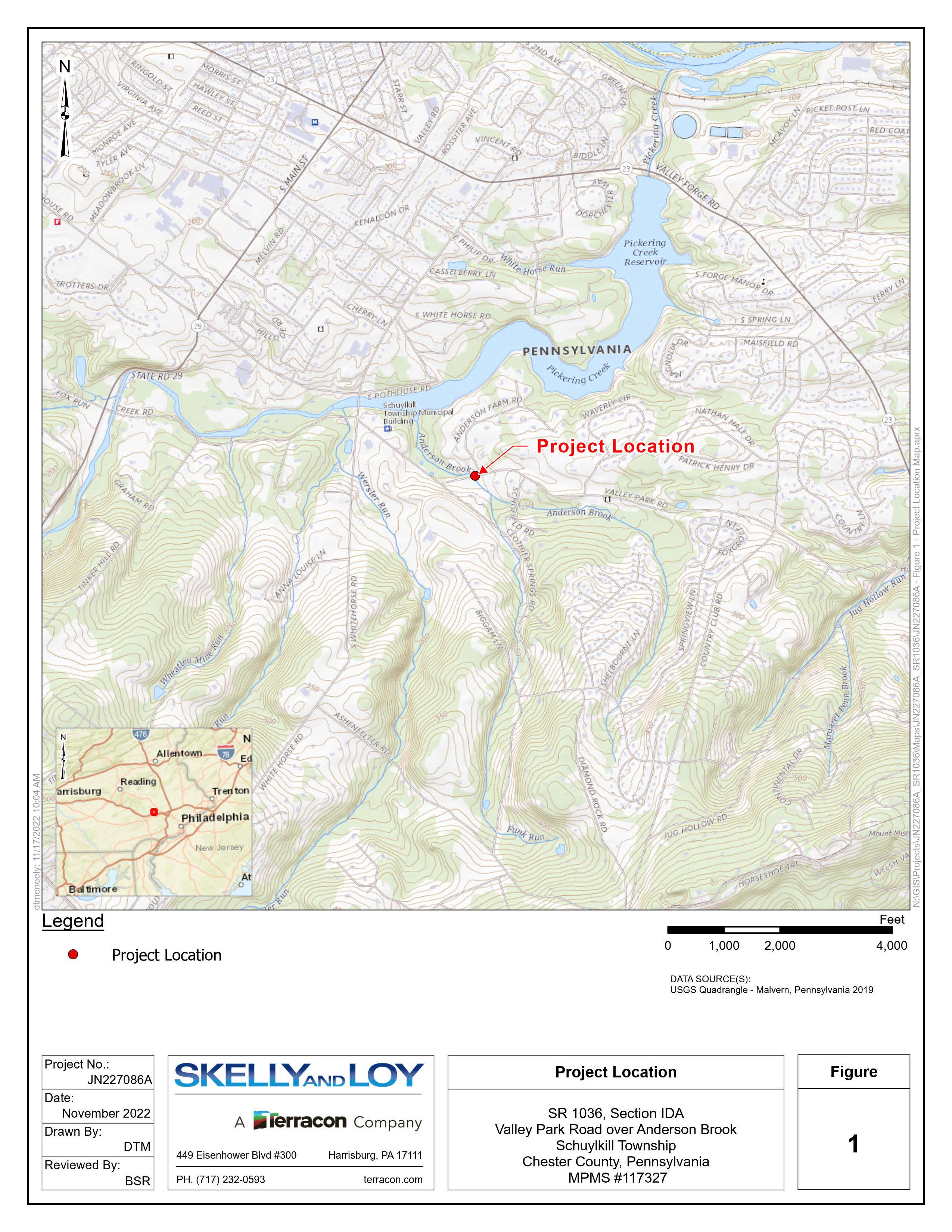 Valley Park Road over Anderson Brook Bridge Replacement | Department of ...