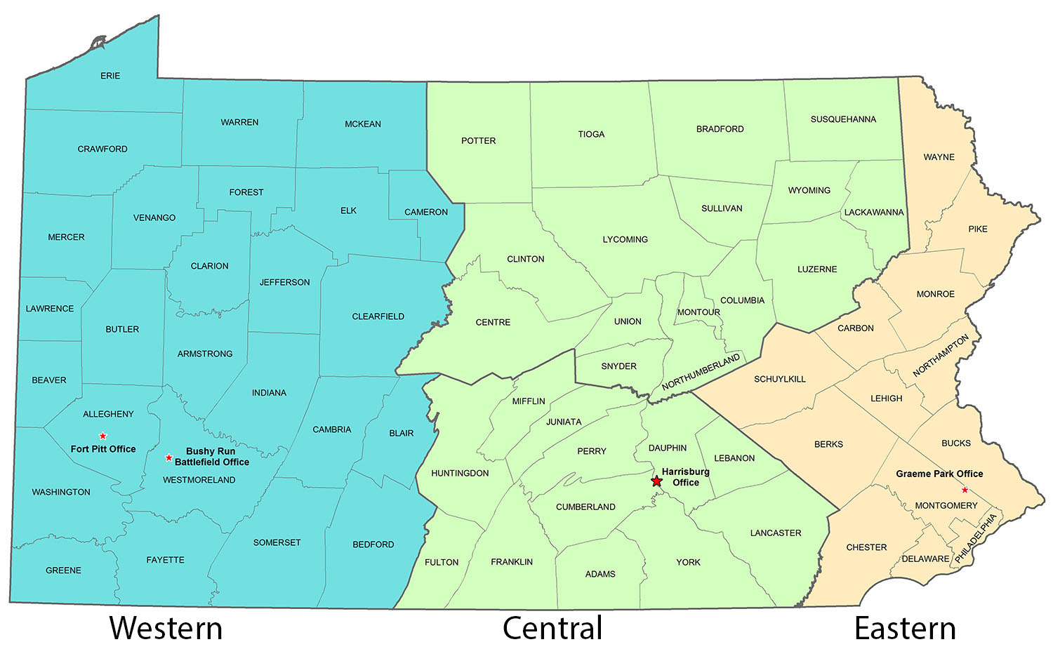 Historic Contexts by Region | Commonwealth of Pennsylvania